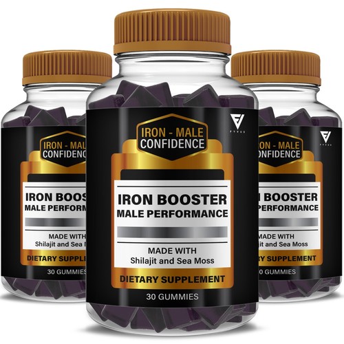 (3 Pack) Iron Booster Male Performance, IronBooster Advanced (3 Month ...
