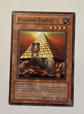 Yu-Gi-Oh Pyramid Turtle SD2-EN005 NM w/sleeve & Toploader | eBay