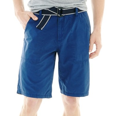 JF J. Ferrar Belted Ripstop Shorts New Size 30W, 40W Estate Blue Msrp ...
