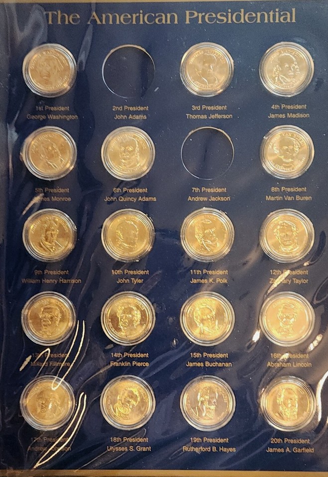 United States Commemorative Gallery State Quarters 1999-2004 And $1 ...