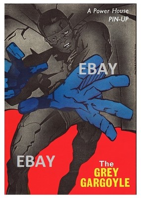 POWER PIN-UP Print - GARGOYLE Hulk Vintage Artwork Marvel UK ...