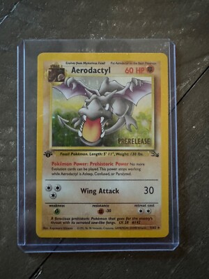 Pokémon TCG Aerodactyl Fossil 1 Holo 1st Edition Holo Rare | eBay