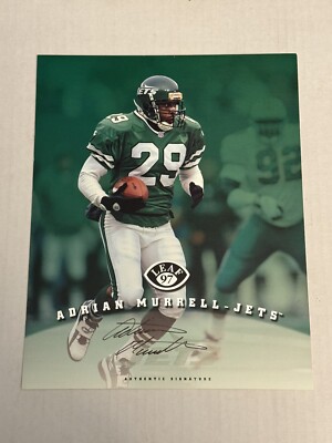 Adrian Murrell 1997 Leaf Signatures 8x10” Authentic Autograph Auto New ...