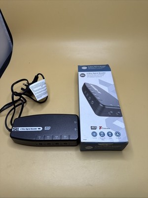 SLx TV Signal Booster Aerial Amplifier, 4 Way Signal Distribution ...