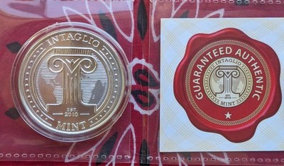 Intaglio Mint Limited 500pc Mintage Mint Club 2010 Anniversary 1oz ...