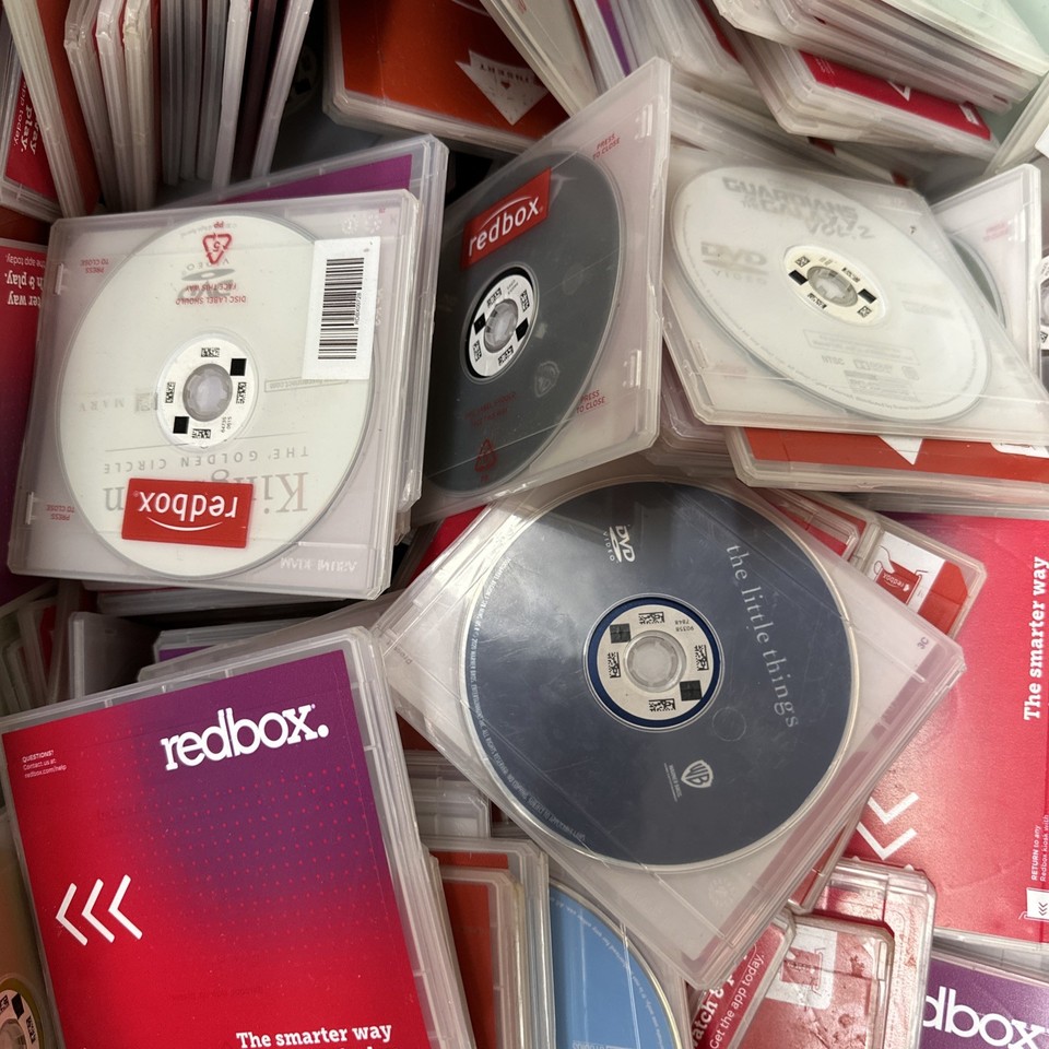 25 Random Assorted Redbox Kiosk DVD & Blu-ray Discs Movies Lot No ...