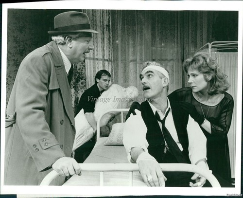 1988 Photo Joseph Maher Zeljko Ivanek Charles Keating Star In Loot ...