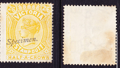 161 Victorian Stamp Duty Specimen. No gum. | eBay