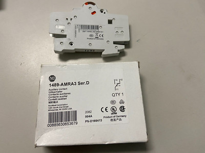 Allen Bradley, Auxiliary Contact for 1489-M Breaker, 1489-AMRA3, New | eBay