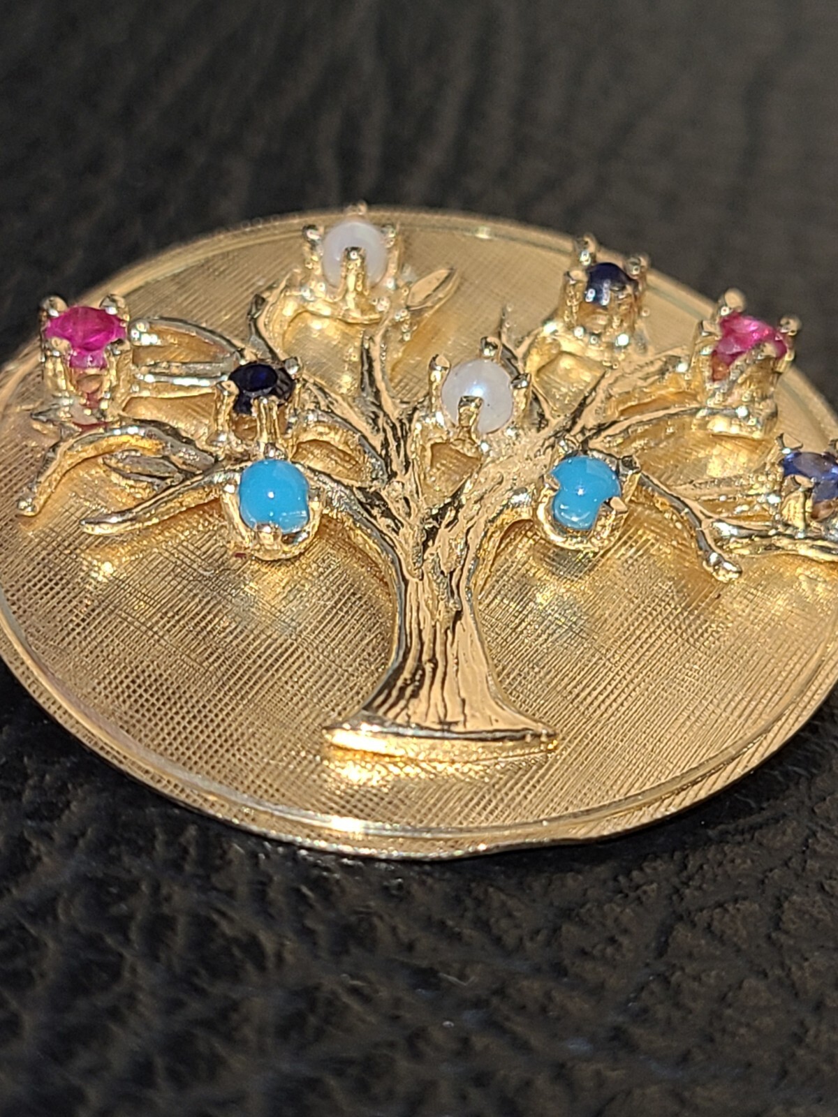 Tree Of Life Pin, 14k Gold Antique Pin, 14k Gold Fami… - Gem