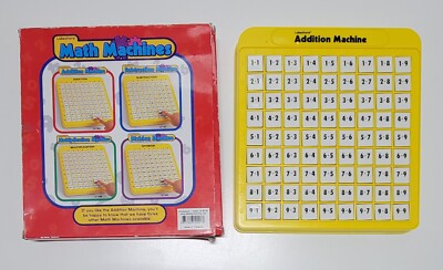 Lakeshore Addition Machine Math Educational Pop Up Answers Fun | eBay
