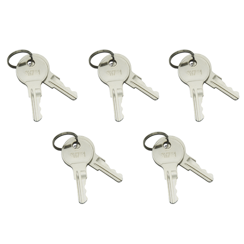10 New CH751 RV Trailer Camper Compartment Door Hatch Key Keys CH751 ...
