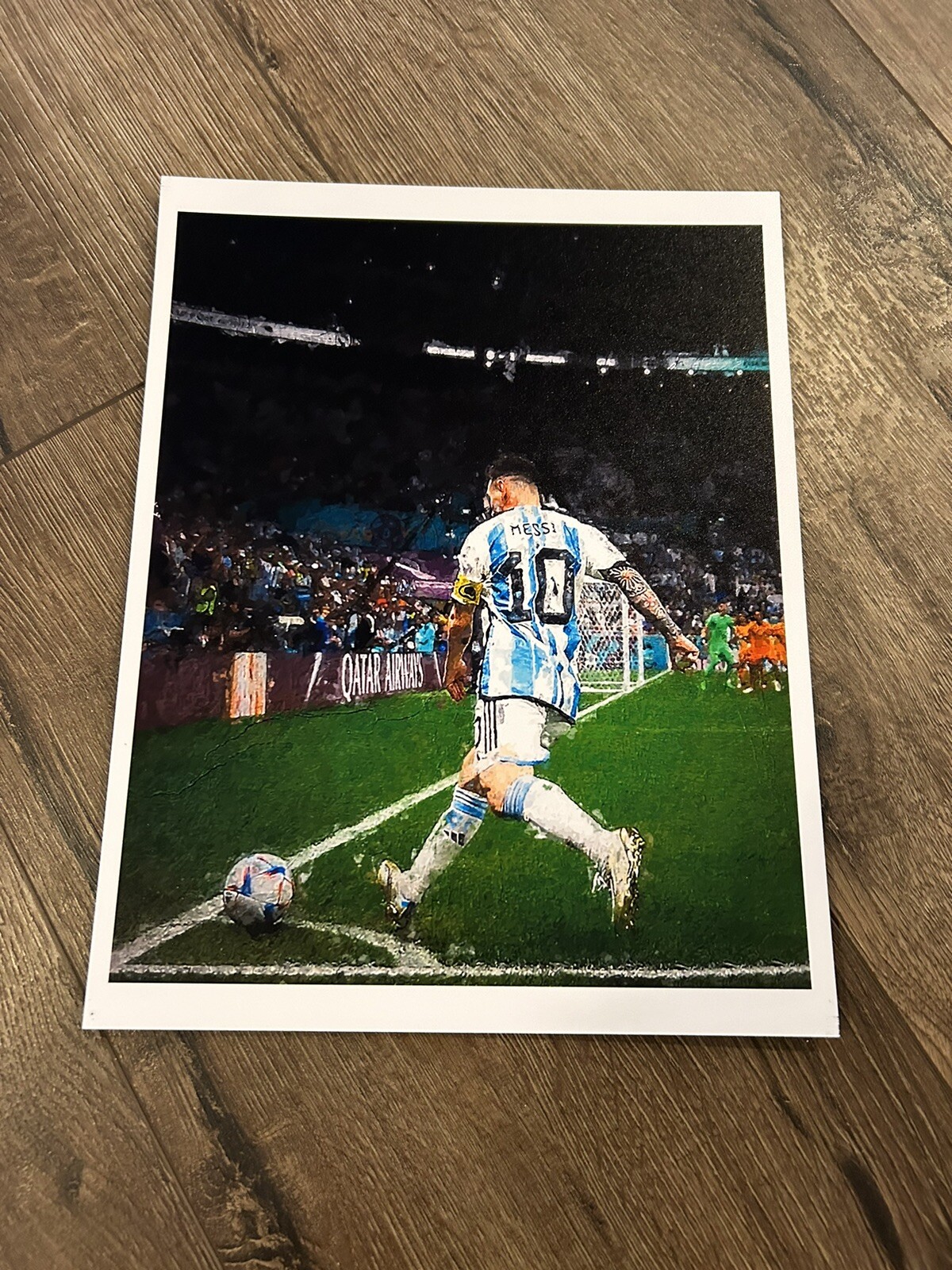 LIONEL MESSI Art Photo Rare 11" x 14" Poster WORLD CUP Argentina CHAMPS ...