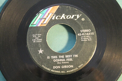 DON GIBSON---IS THIS THE BEST I'M GONNA FEEL | eBay