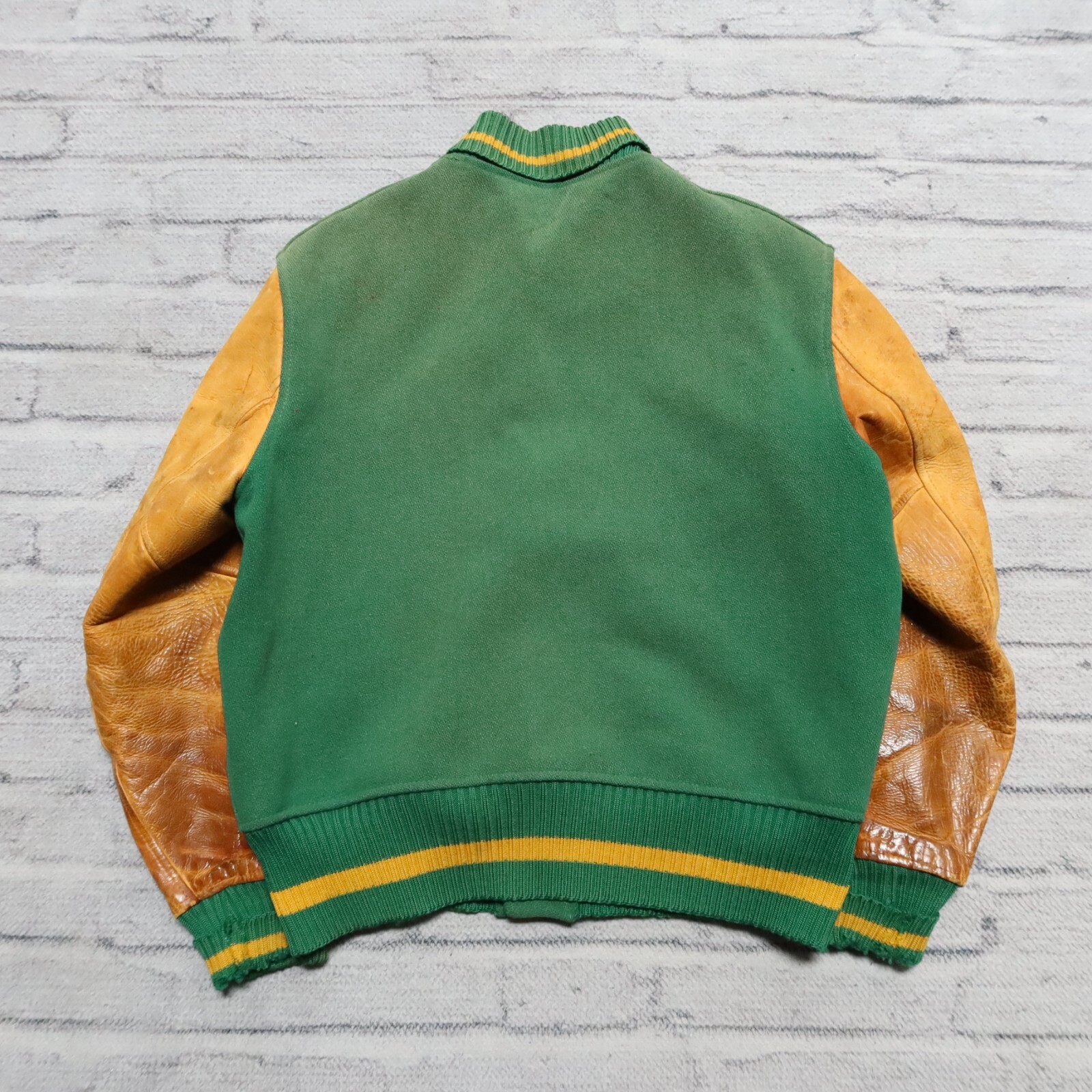 Vintage USF University of San Francisco Wool Leather Varsity Jacket ...