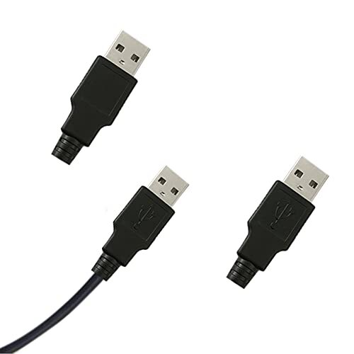 5 Pack USB Plug Replacement 4 Pin Type A Socket Connector for Fan LED ...
