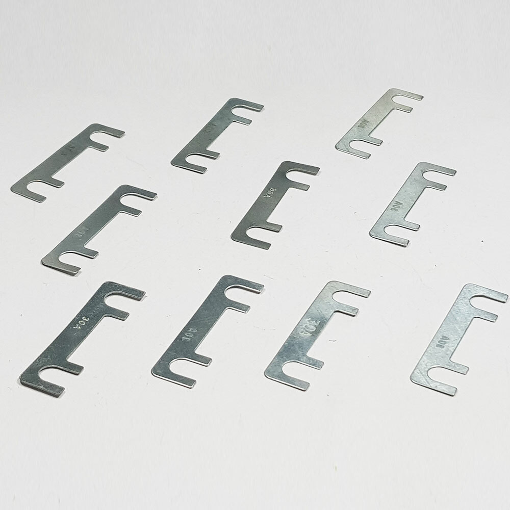 STRIP LINK FUSE 30/40/50/60/80/100 AMP CAR METAL FUSES AMPS - PACK OF 5 ...