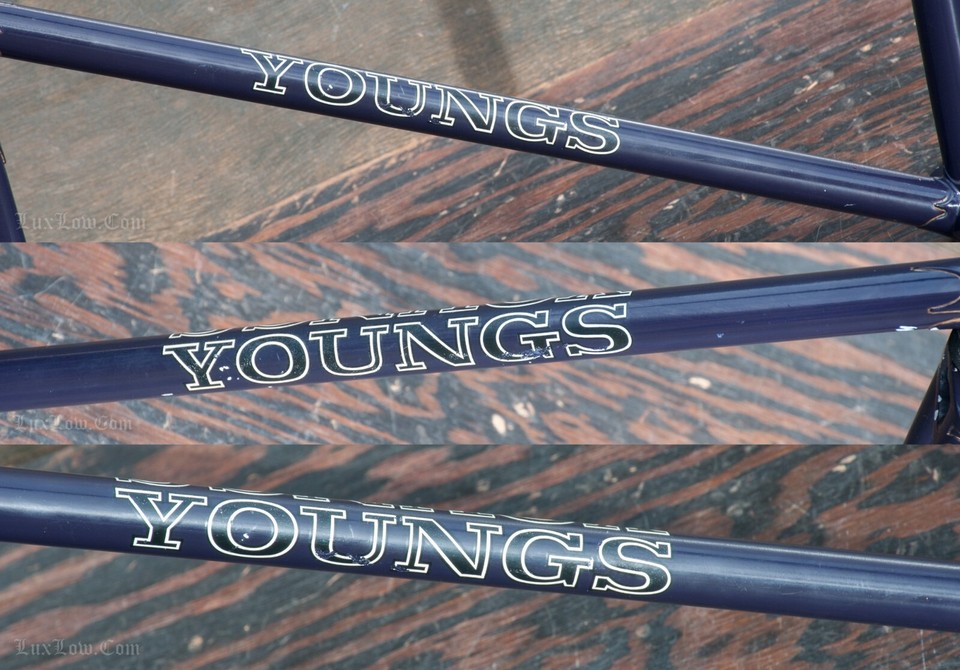Vintage 1953 Gillott Youngs Track Bicycle FRAME FORK 531 Reynolds Steel ...