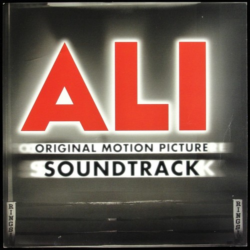 ALI ORIGINAL MOTION PICTURE "SOUNDTRACK" PROMO POSTER/FLAT 2-SIDED ...