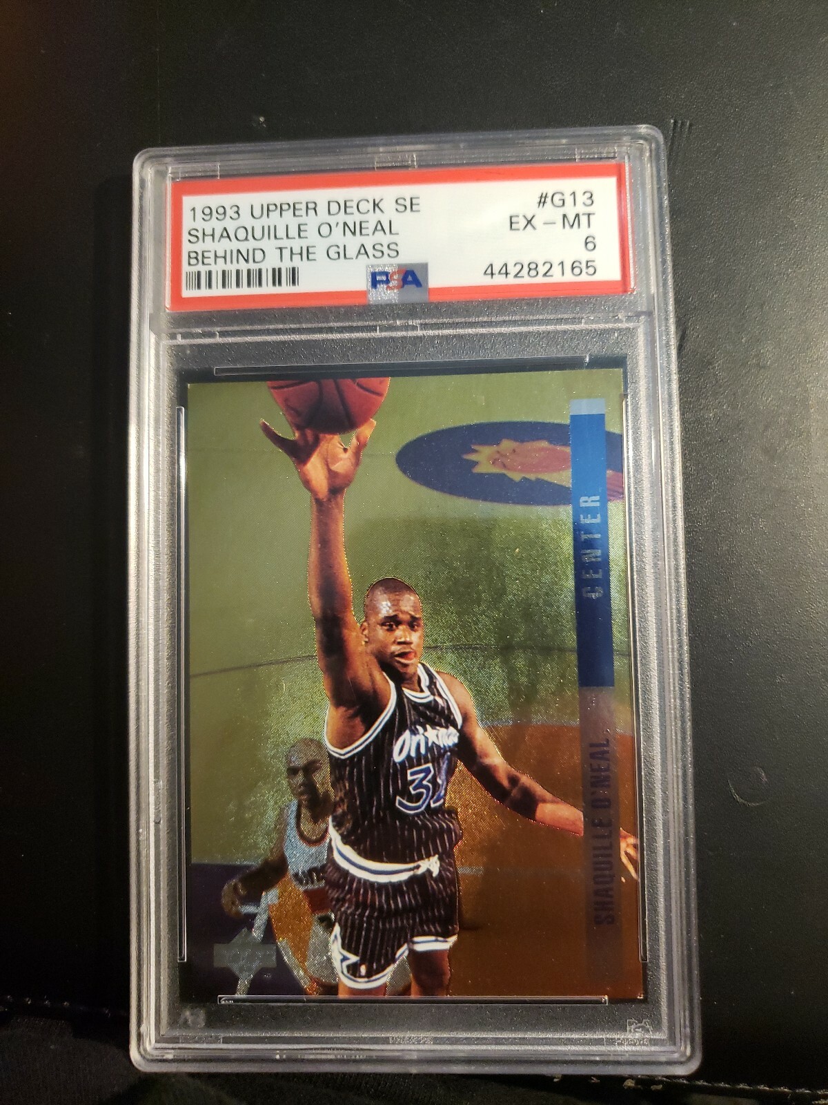1993 UPPER DECK SE G13 SHAQUILLE ONEAL BEHIND THE GLASS PSA 6 | eBay