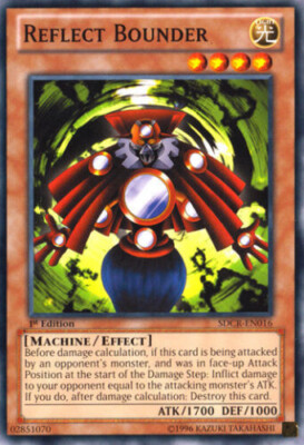 REFLECT BOUNDER (SDCR-EN016) - YuGiOh Common 1st Ed. Monster | eBay ...