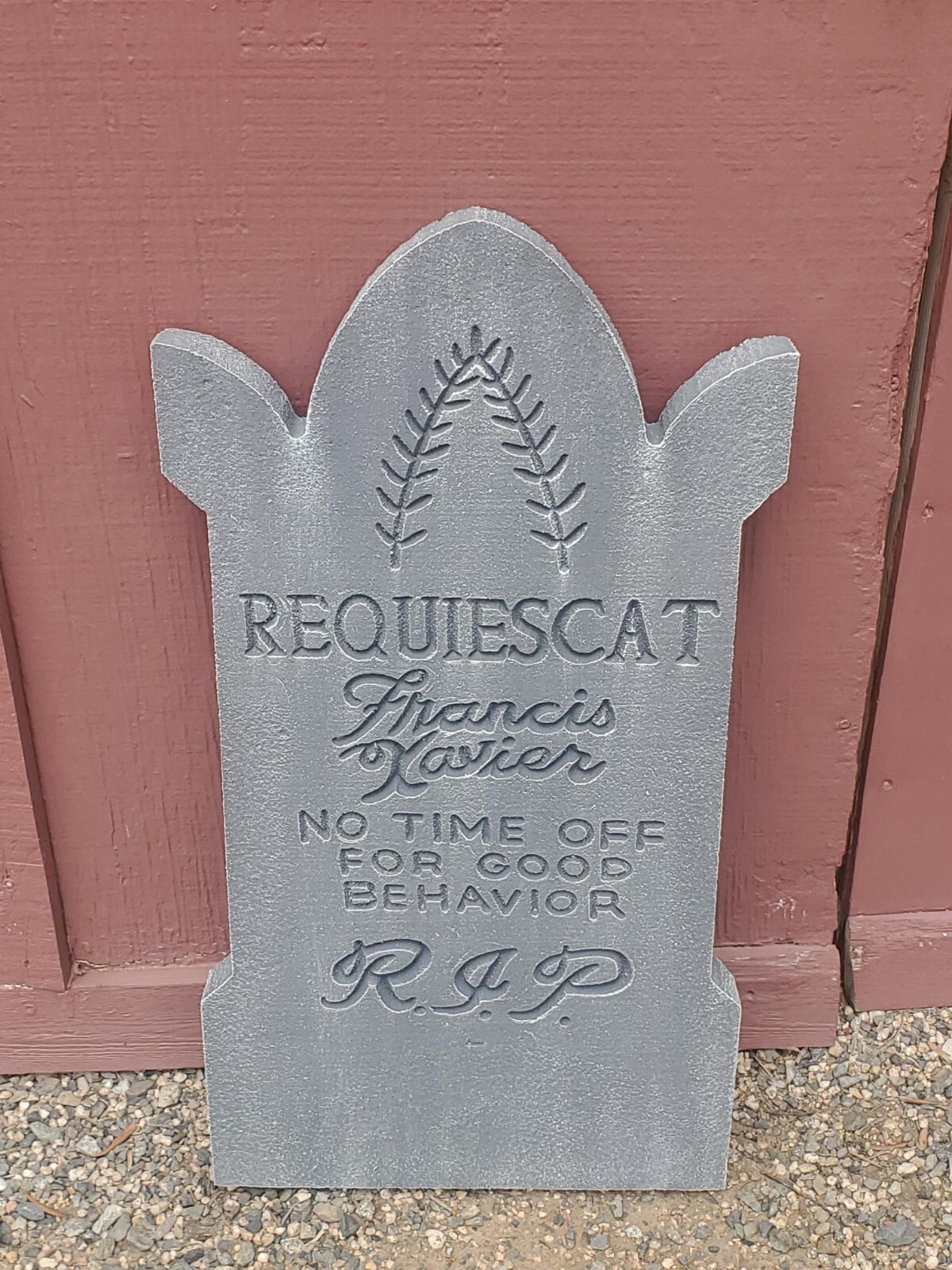 Custom Handmade Requiescat Haunted Mansion Replica Tombstone. | eBay