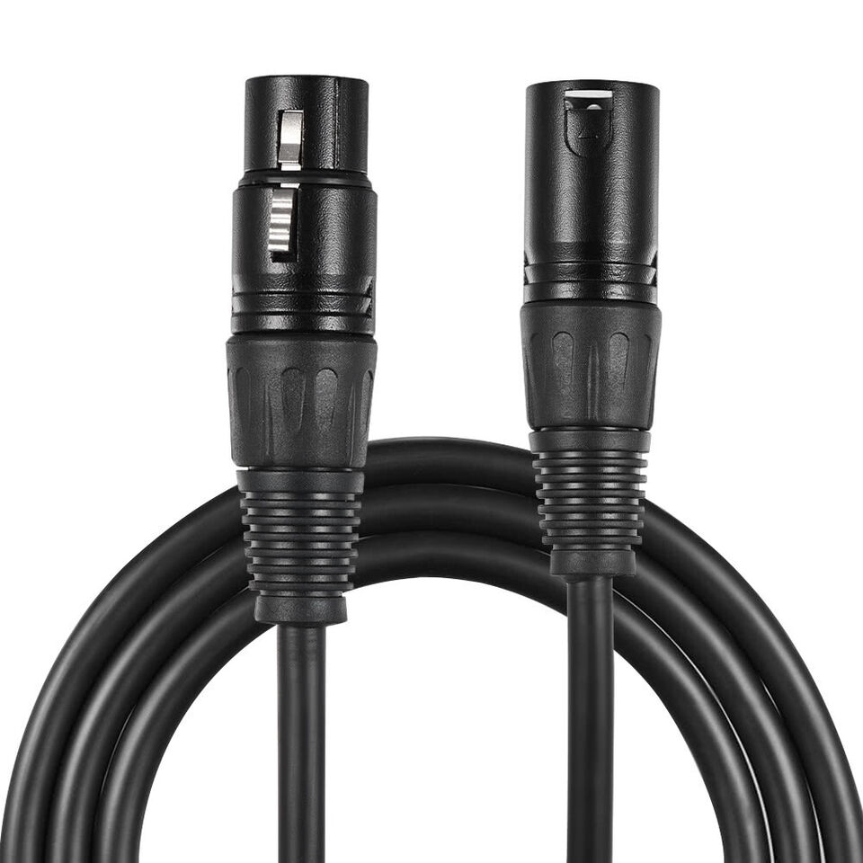 Premium XLR Male to Female All Sizes Microphone Cable Balanced 3 Pin ...