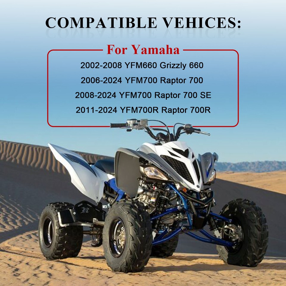 Overflow Coolant Recovery Tank & Cap for Yamaha Raptor 700 700R YFM700 ...