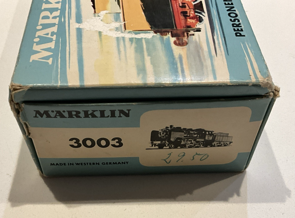 1959 Marklin Locomotive Passenger Engine & Tender # 3003 West Germany ...