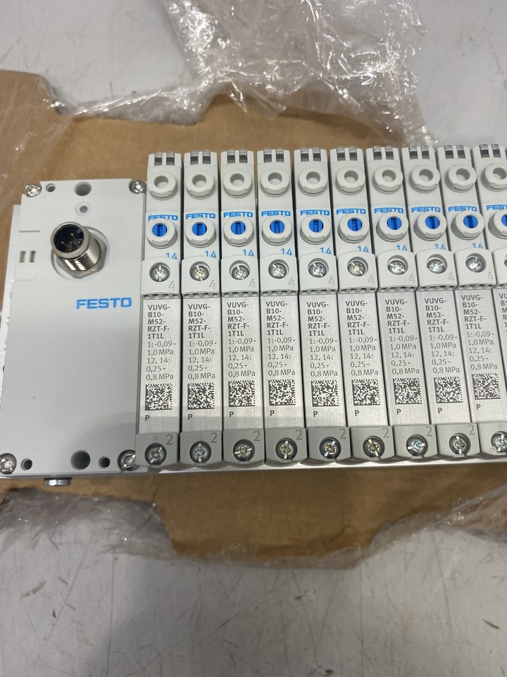 Festo Valve Terminal VTUG-10-VRLK-S8-B1T-Q8A-U-QH4SU-12P | eBay