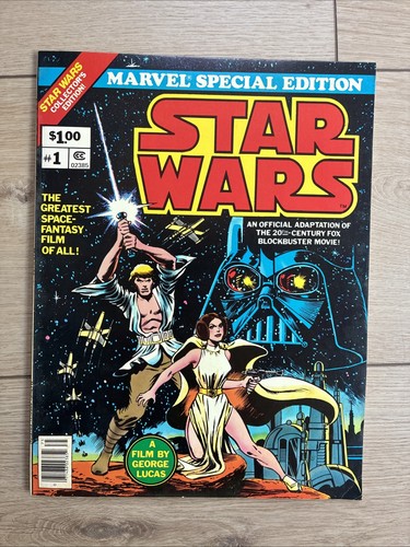 Star Wars #1 1977 Marvel Special Edition Treasury Size Comic Darth ...