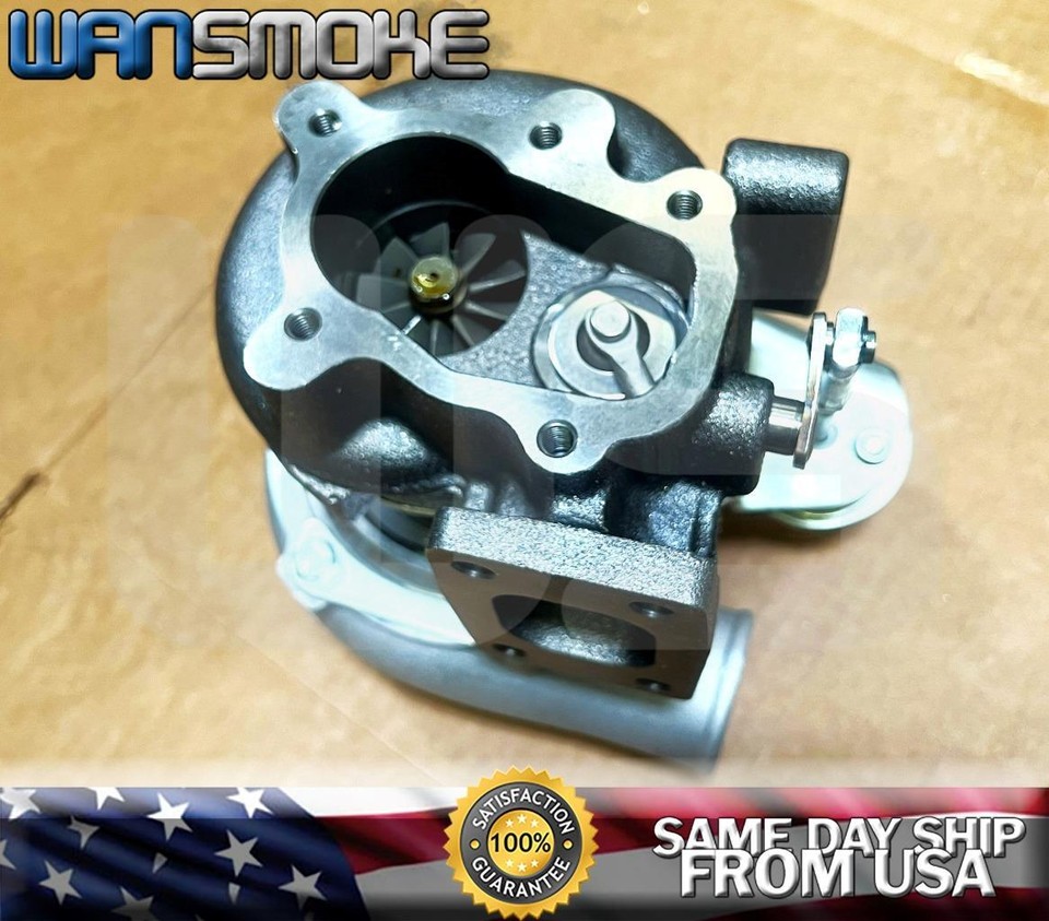 NEW UPGRADED GT28 GT2871 TURBO T2 TURBINE AR.64 WATER+OIL TURBOCHARGER ...