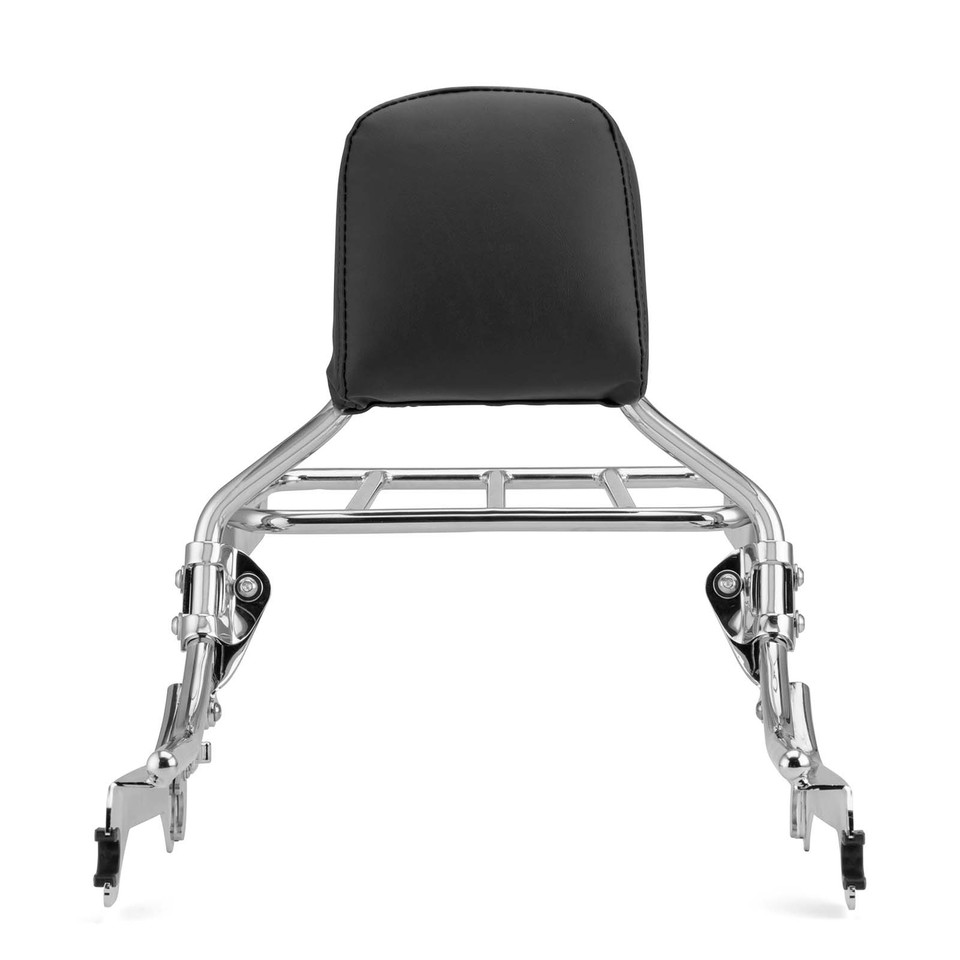 Backrest Sissy Bar Sport Luggage Rack Docking Kit For Harley FXBR FLFB ...