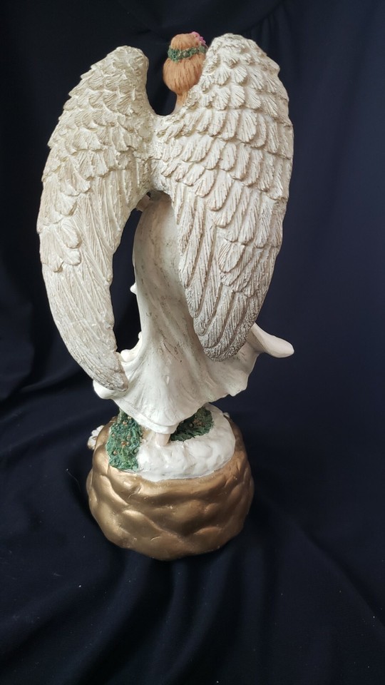 Christmas Music Box "The First Noel" Angel Statue 9" | eBay
