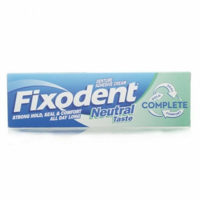 Fixodent Neutral Complete Denture Adhesive Cream - 47ml for sale online ...