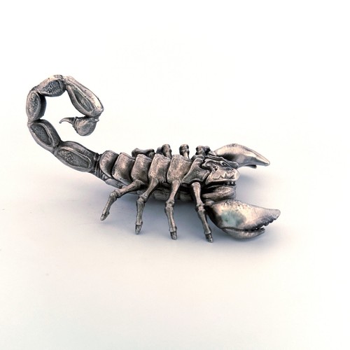 12oz Scorpion Hand Poured 999 Silver Statue Gold Spartan Bar Coin Mint ...