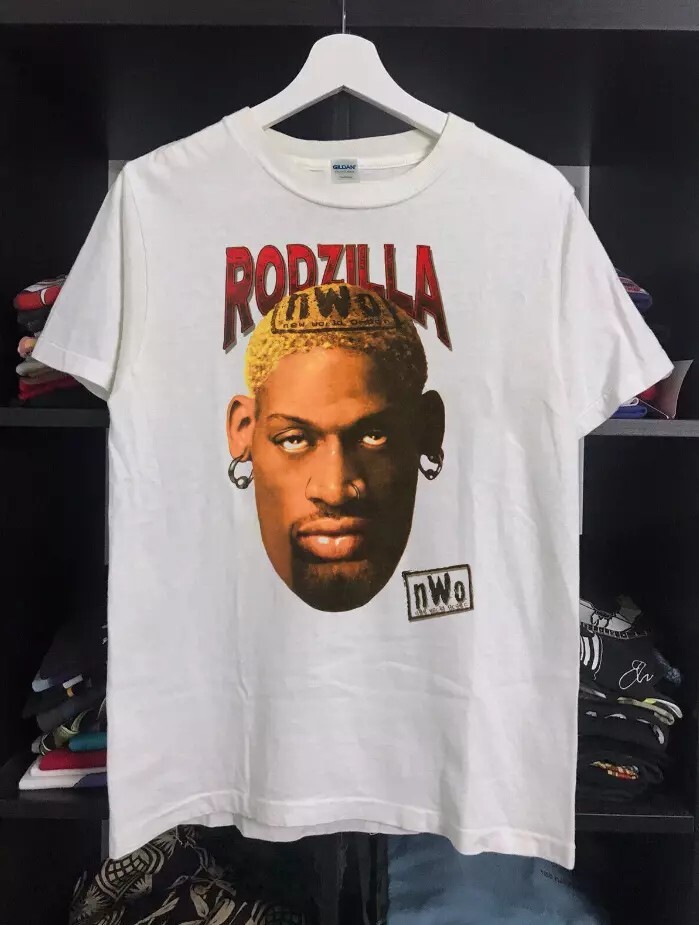 Rodzilla Dennis Rodman nWo 1998 T Shirt | eBay