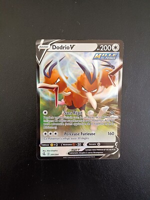 Carte Pokémon Dodrio V 201/264 EB08 Epée & Bouclier Poing de Fusion FR ...