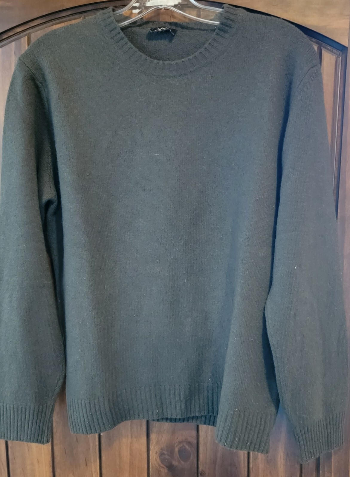 Matteo Volpi Mens Sweater Dark Green Pullover Medium - Gem