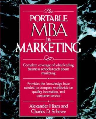 The Portable MBA in Marketing (Portable MBA (Wiley)) - Paperback - VERY ...