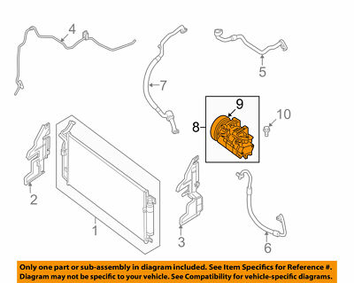 14-19 NISSAN VERSA 92600-1HC2B COMPRESSOR-AIR CONDITIONER NEW OEM | eBay