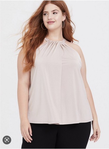 Torrid Top Studio Knit High Neck Tank Size 4 | eBay