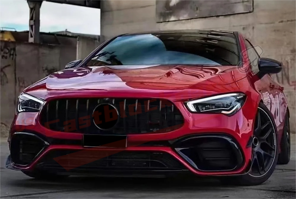 For 2020 2021 Mercedes Benz CLA W118 Facelift CLA 45S Front Bumper Body ...