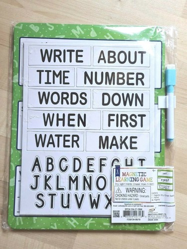 Kid's Learning Magnetic Game Board: ABC's Language Writing Sight Words ...