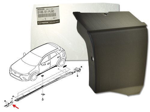 Seitenschweller Endstück Rechts D10E-51-PJ0C OE für Mazda Cx-3 DK 15 ...