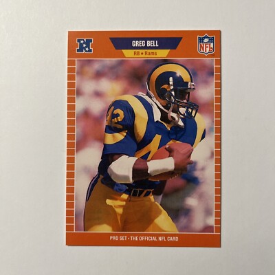 1989 Pro Set Greg Bell Football Cards #195 NFL | eBay