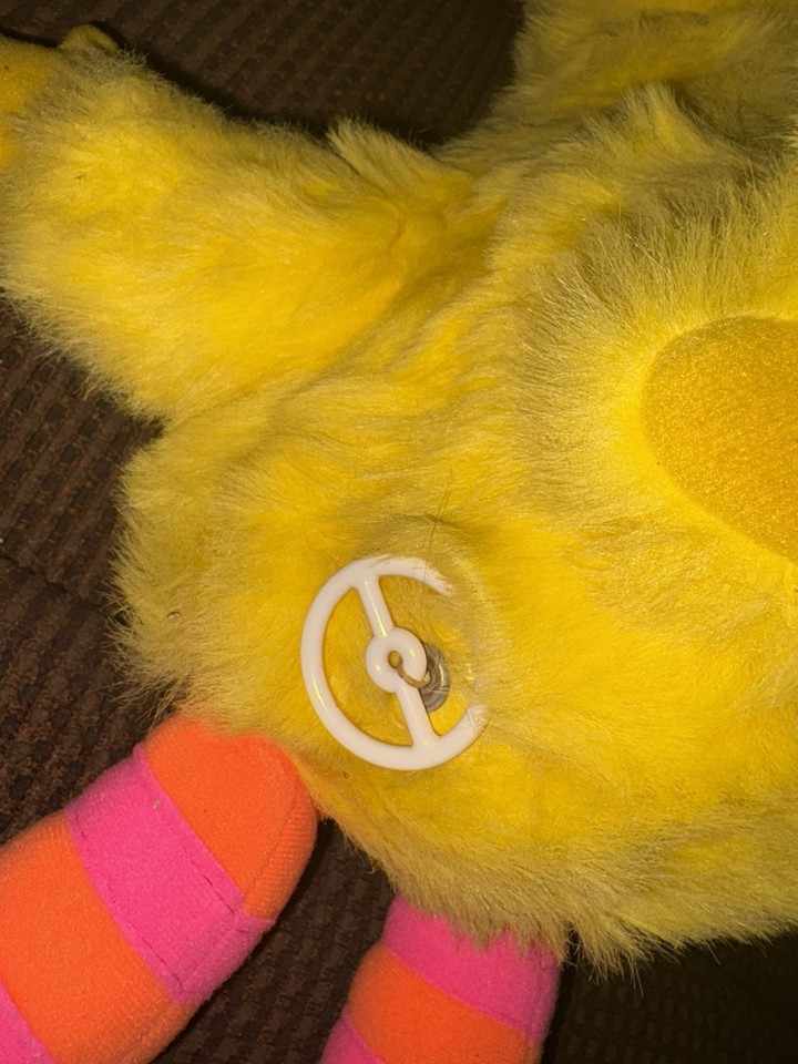 Vintage 1986 Talking Big Bird 23" Plush Doll Sesame Street Pull String ...