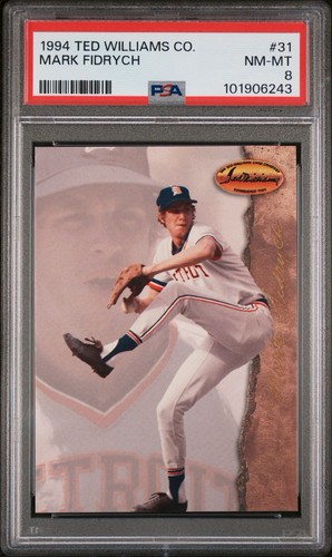 1994 Ted Williams Card Company #31 Mark Fidrych PSA 8 NM-MT Detroit ...