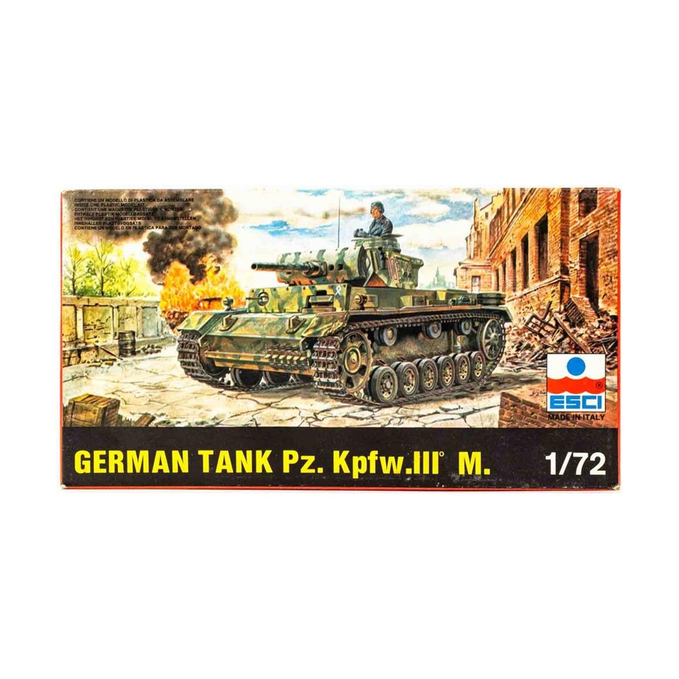 ESCI Historical Tank Mini 1/72 German Tank - Pz.Kpfw. III M. VG+/NM | eBay
