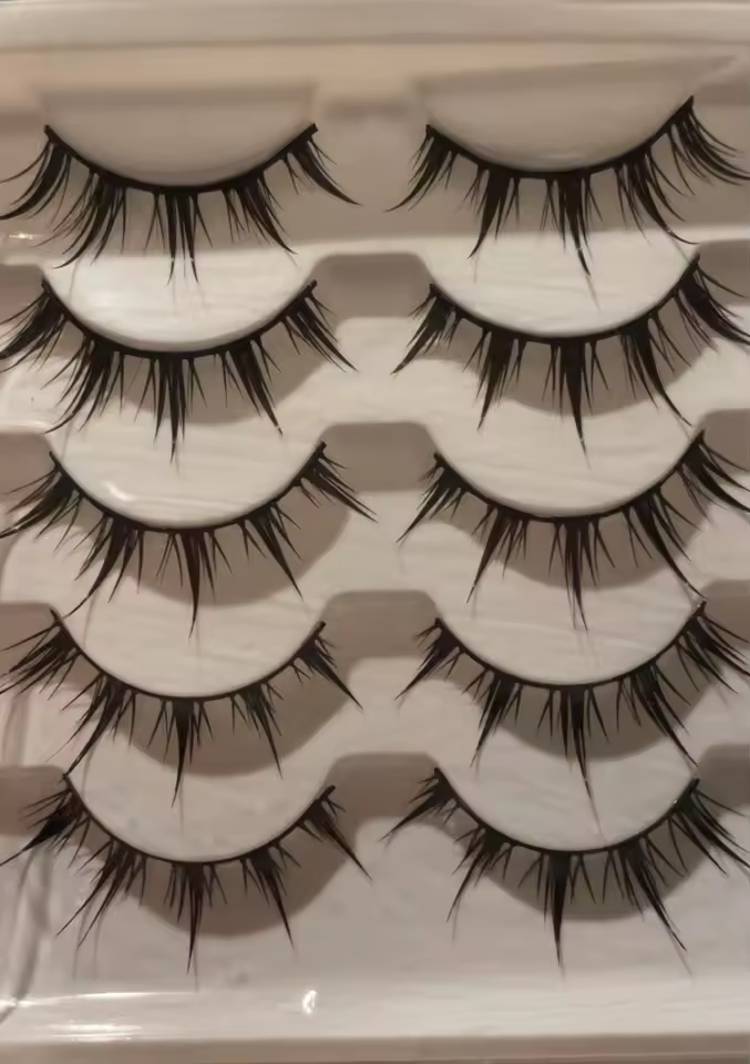 Anime-Inspired False Eyelashes, 5 Pairs Cartoon Eye Faux Lashes ...